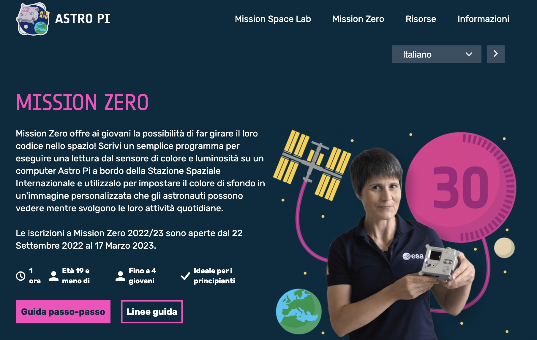 Mission Zero con Astro Pi - IC Briosco di Padova
